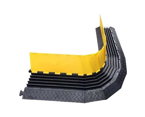 Rubber 5 Channels Cable Protector Corner Connector for Concert ...