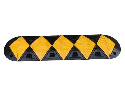 Surface Mounted One Meter Slow Down Recycled Rubber Truck Speed Bumps ...