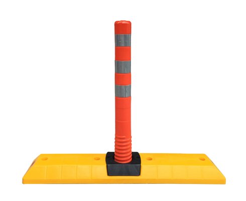 32 Inch 800mm PP Yellow Reflector Traffic Lane Separators with ...